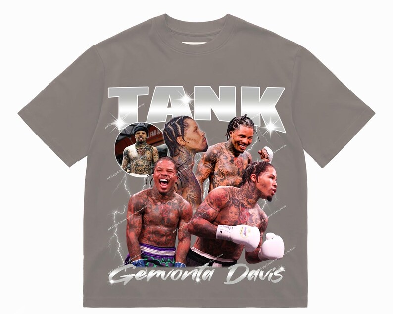 Gervonta Tank Davis Png / Shirt Design, Ready to Print, Bootleg T Shirt ...