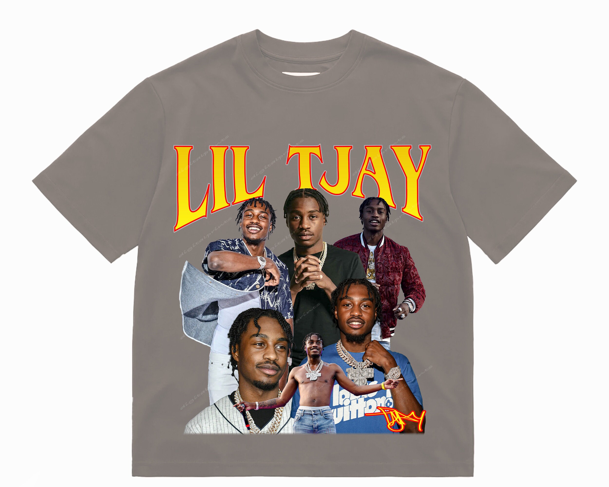 Lil Tjay Png / Shirt Design, Ready to Print, Bootleg T Shirt Design ...