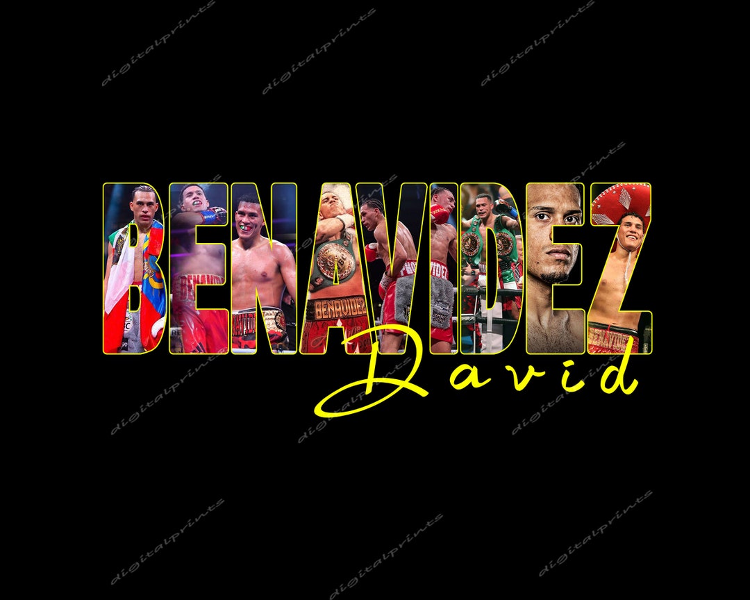 David Benavidez Png / Shirt Design, Ready to Print, Bootleg T Shirt ...