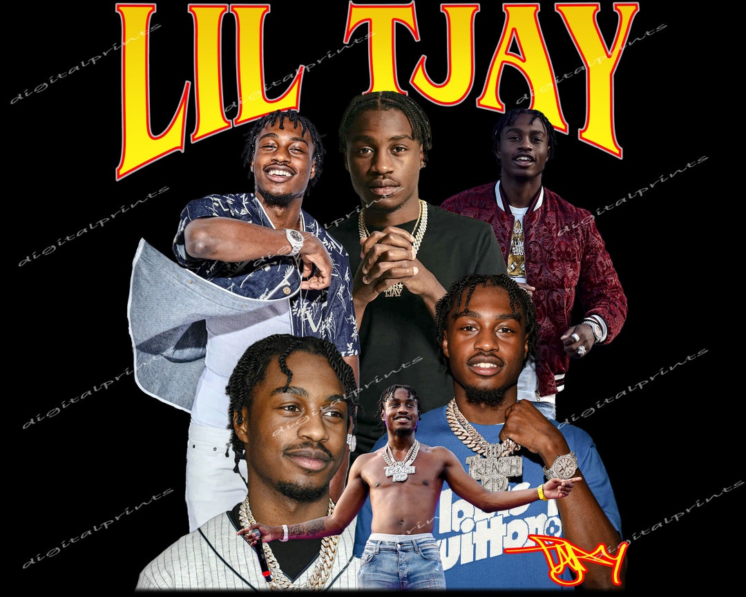 Lil Tjay Png / Shirt Design, Ready to Print, Bootleg T Shirt Design ...
