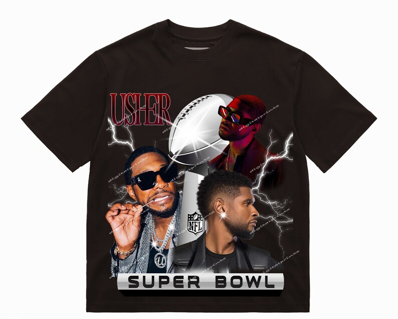 Usher Png / Shirt Design, Ready to Print, Bootleg T Shirt Design ...