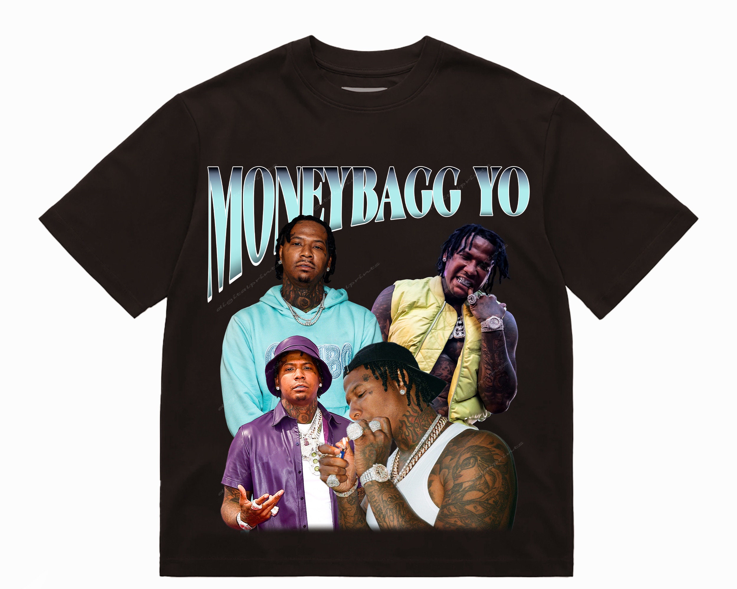 Moneybagg Yo Png / Shirt Design, Ready to Print, Bootleg T Shirt Design ...