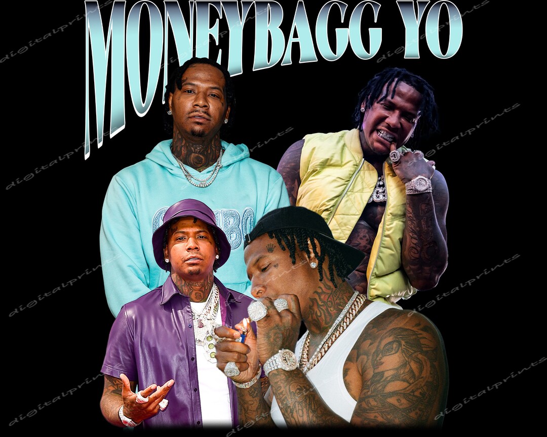 Moneybagg Yo Png / Shirt Design, Ready to Print, Bootleg T Shirt Design ...