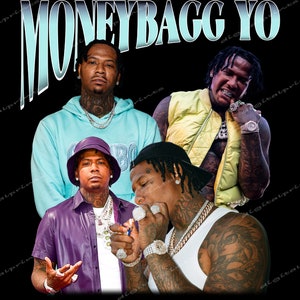 Moneybagg Yo Png / Shirt Design, Ready to Print, Bootleg T Shirt Design ...
