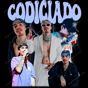 Codiciado Png / Shirt Design, Ready to Print, Bootleg T Shirt Design ...