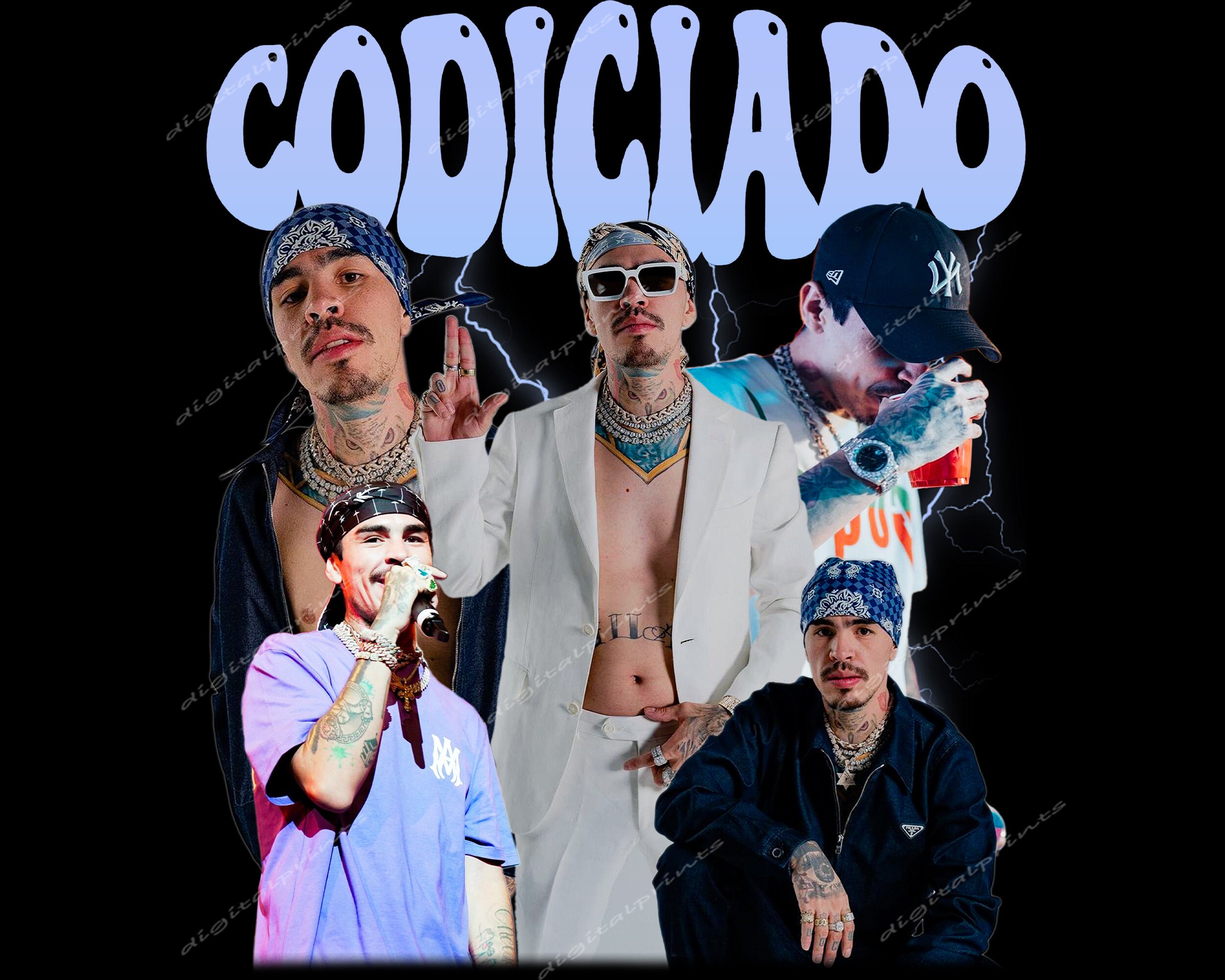 Codiciado Png / Shirt Design, Ready to Print, Bootleg T Shirt Design ...