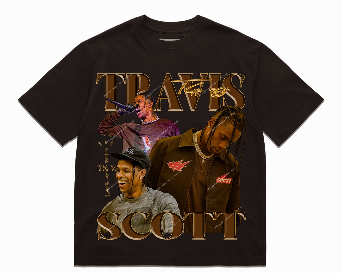 Travis Scott Png / Shirt Design, Ready to Print, Bootleg T Shirt Design ...
