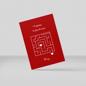 PRINTABLE Valentine's Day Card / Digital Download Valentine's Day Card ...