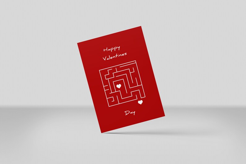 PRINTABLE Valentine's Day Card / Digital Download Valentine's Day Card ...
