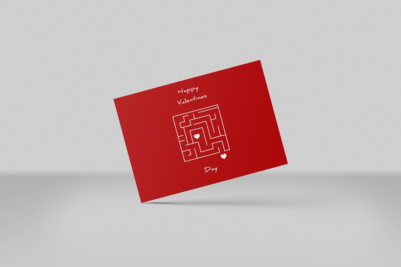 PRINTABLE Valentine's Day Card / Digital Download Valentine's Day Card ...