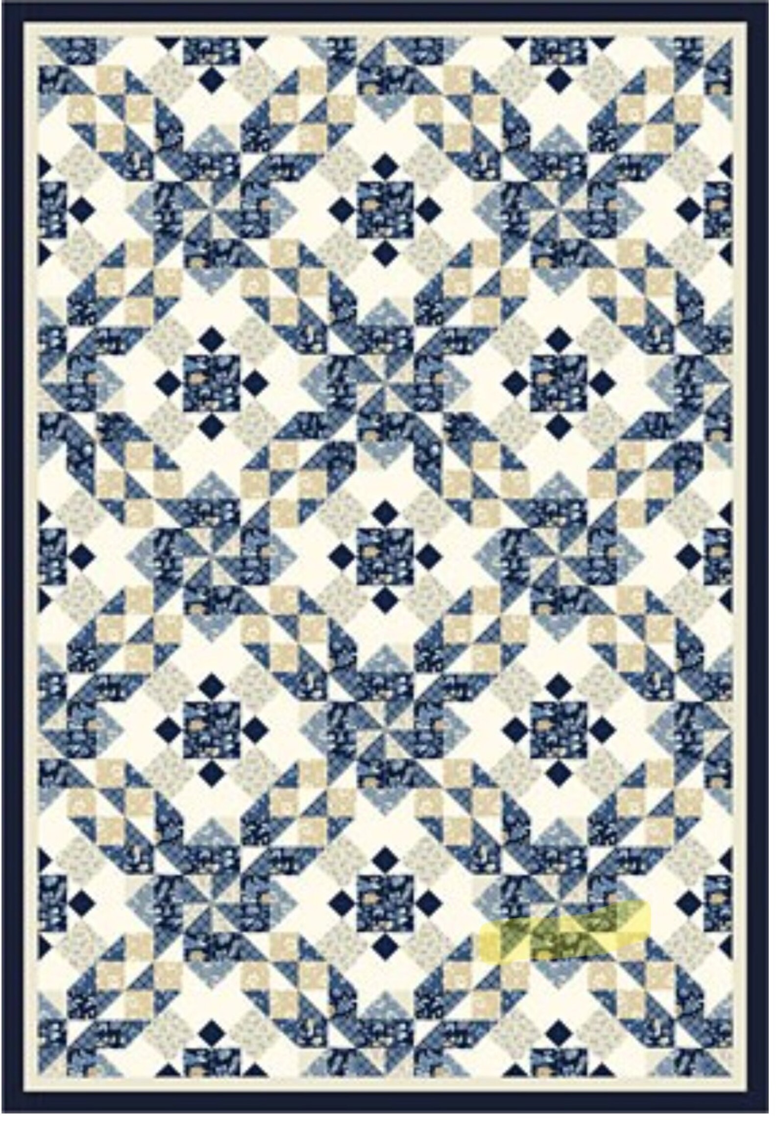 Bluebells in the Sand Quilt Kit - Etsy