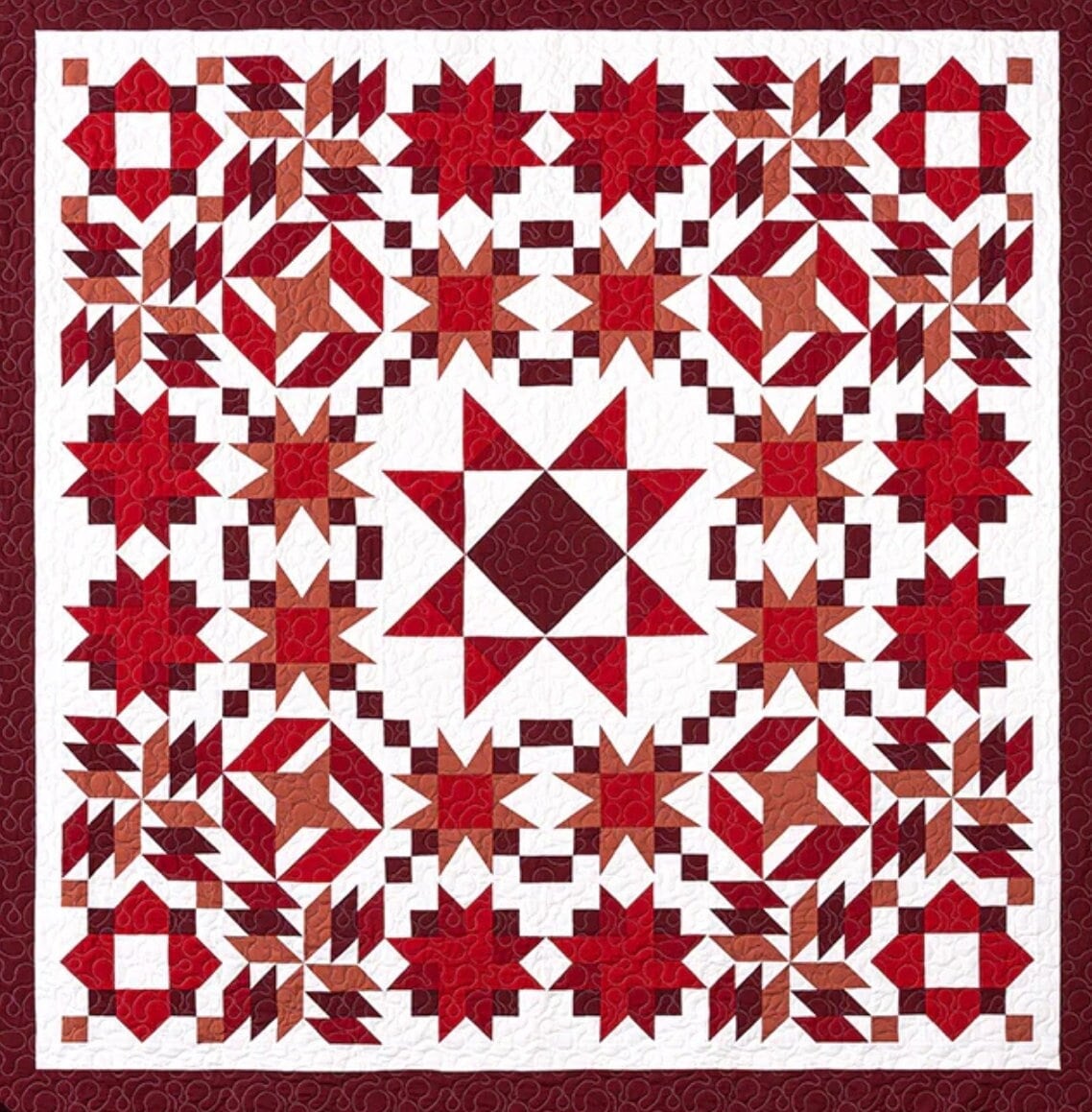 Red Ruby Sensation Quilt Kit - Etsy