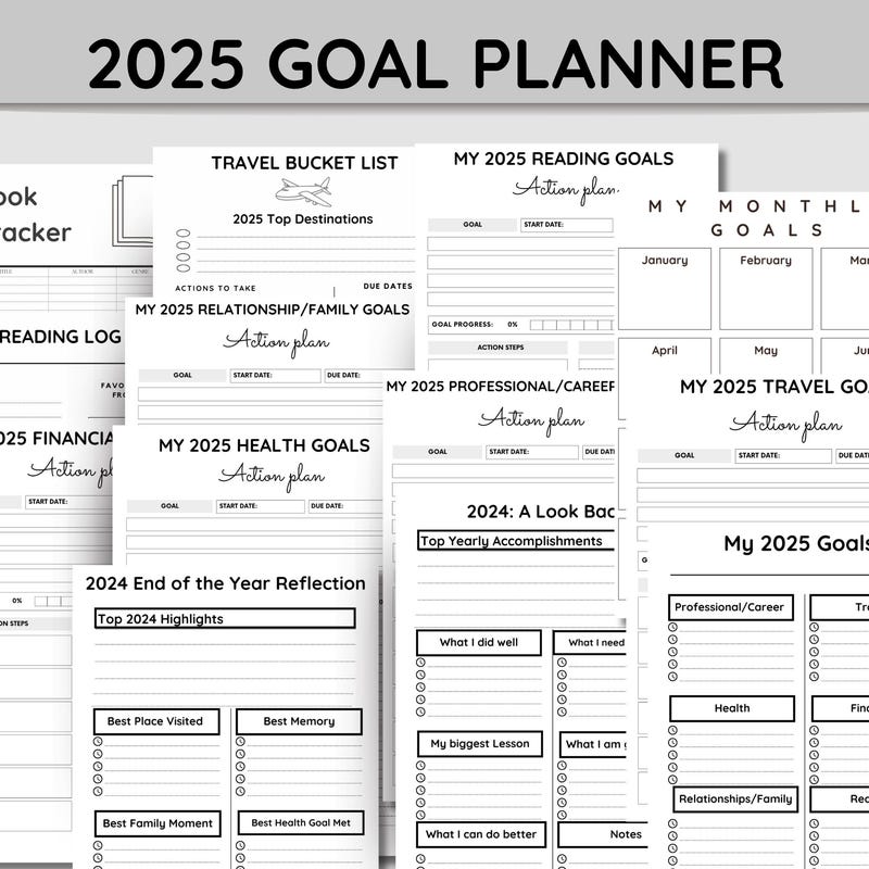 Goal Planner - Etsy