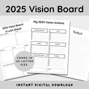 2025 Vision Board - 2025 Aspirational Goals - Make Things Happen - 2025 ...