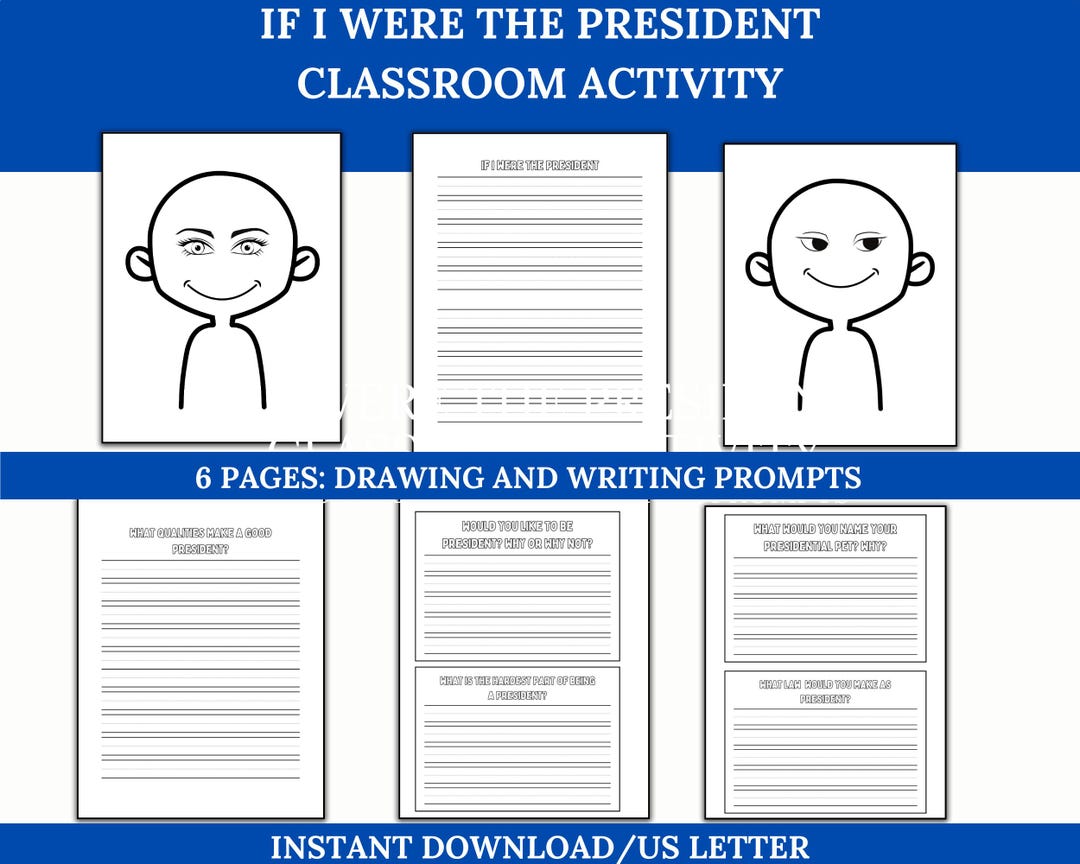 If I Were the President Classroom Activity - President's Day Writing ...