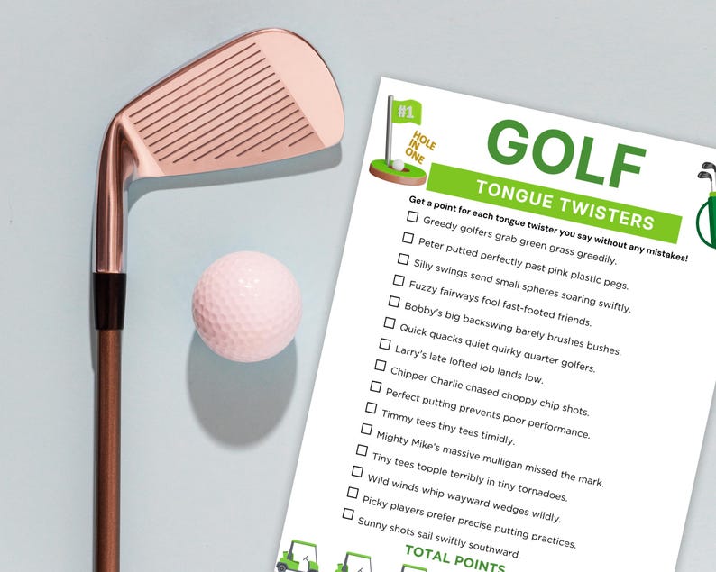 Golf Games - Golf Party Games - Golf Themed Birthday Games - Golf Games ...