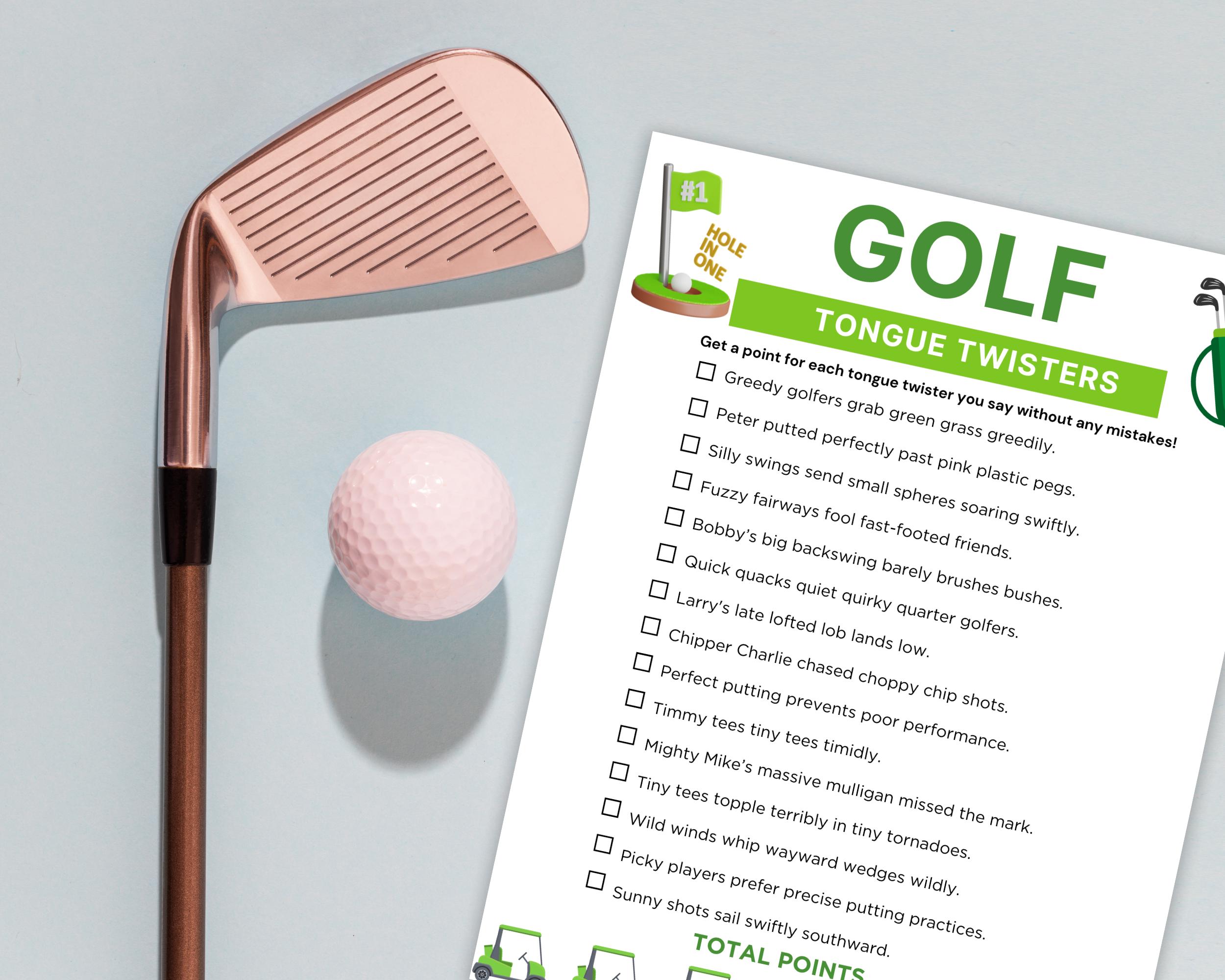Golf Games - Golf Party Games - Golf Themed Birthday Games - Golf Games ...
