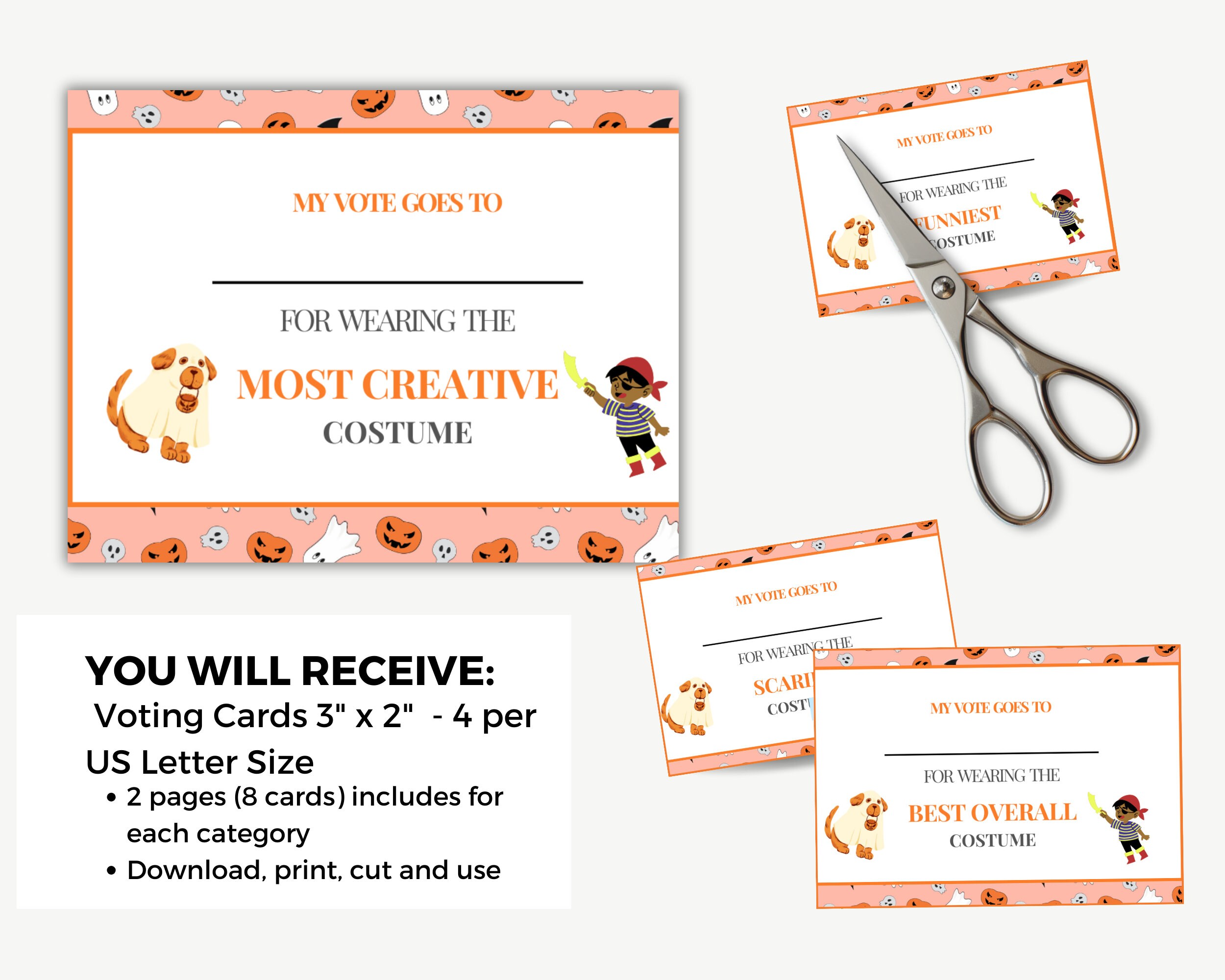 Halloween Costume Contest Kit - Costume Competition - Award ...