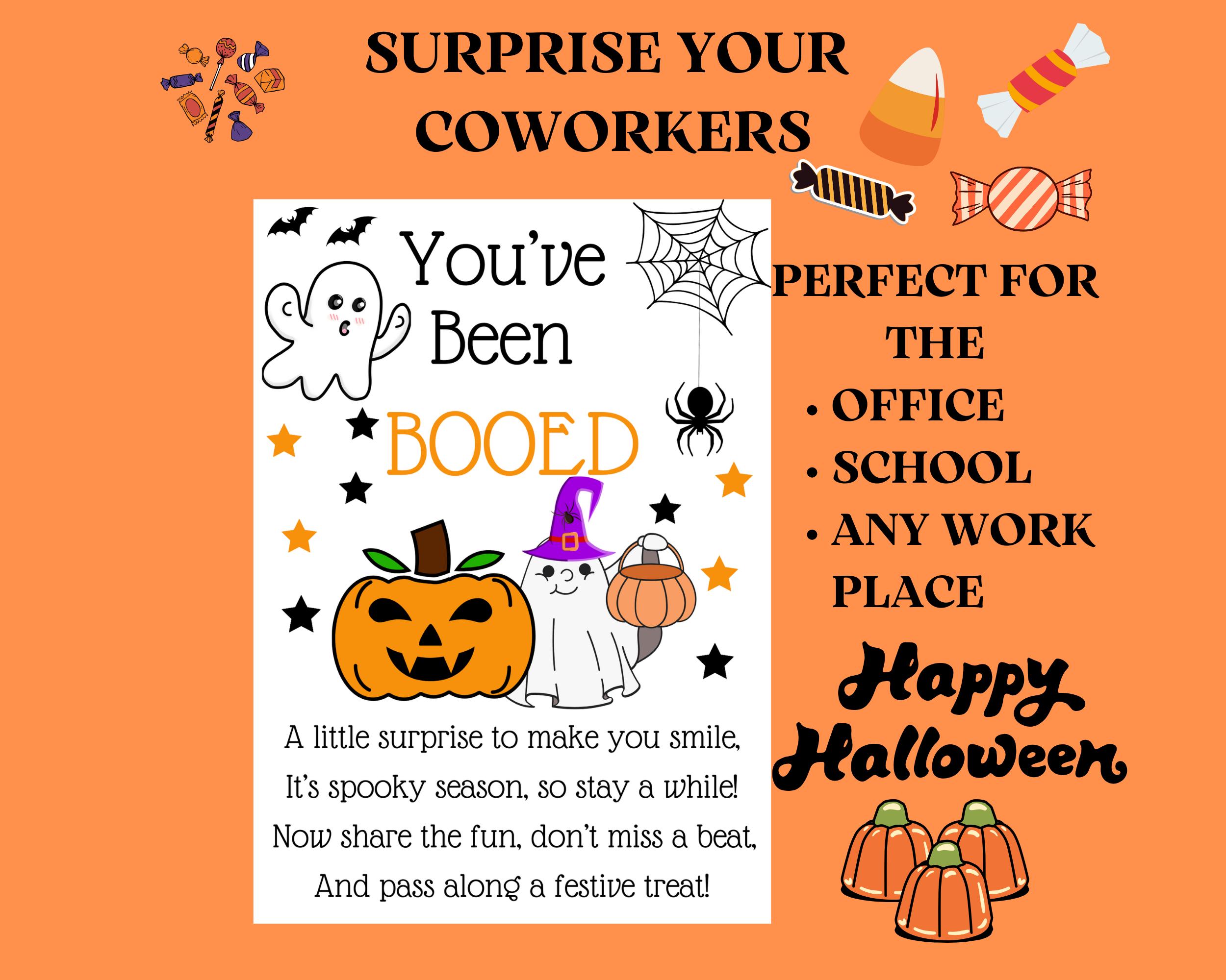 You've Been Booed at the Office - Office Halloween Game - Surprise ...