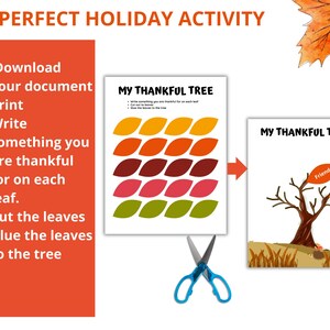 Gratitude Tree Craft: Family Thankfulness Activity (PDF Download) - Etsy