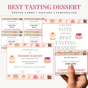 Dessert Bakeoff Contest Kit - Baking Competition - Dessert Competition ...
