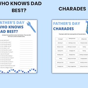 Fathers Day Games - Memorable Activities With Dad - Fathers Day Fun and ...