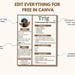 Customizable Pet Profile Canva Template: Dog Bio Resume (digital ...