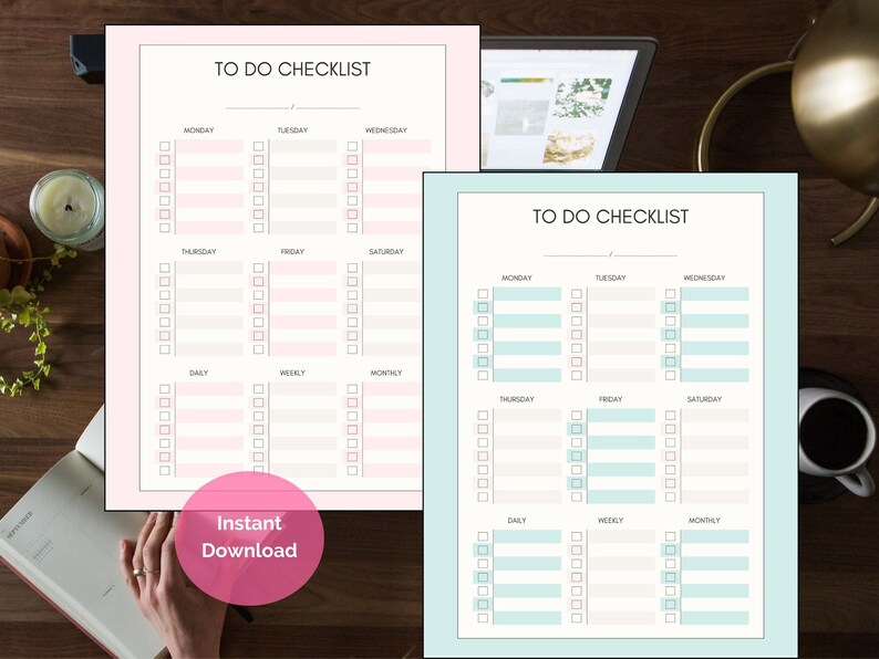Simple to Do Lists - Efficiently Organize Your Life With Daily Weekly ...