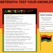 Juneteenth Trivia Game - Celebrate Freedom Day Trivia - Fun Quiz for ...