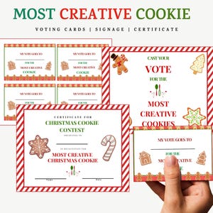 Christmas Cookie Contest Kit - Best Tasting -best Decorated -most ...
