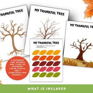 Gratitude Tree Craft: Family Thankfulness Activity (PDF Download) - Etsy
