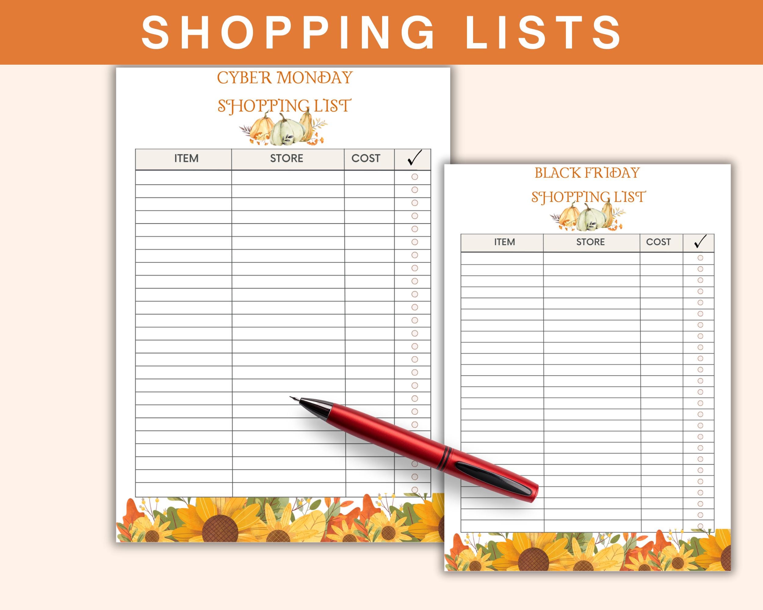 Thanksgiving Planner: Holiday Meal Organizer (PDF Download) - Etsy