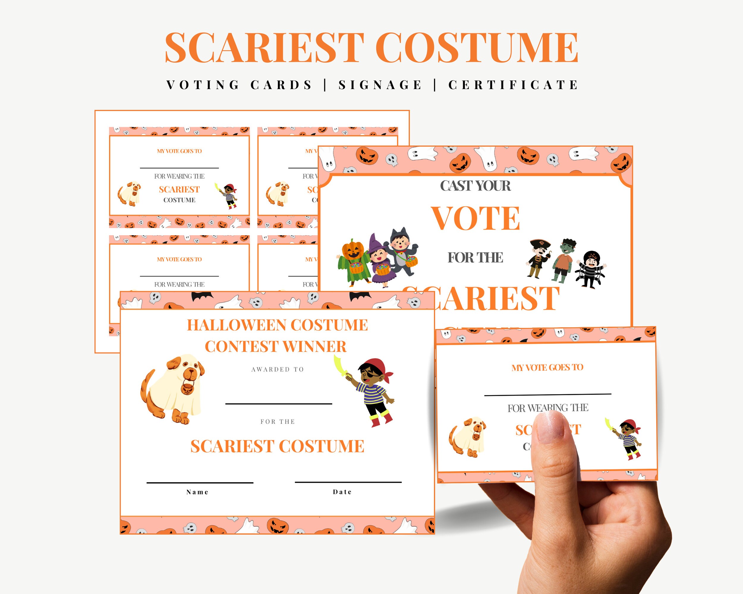Halloween Costume Contest Kit - Costume Competition - Award ...