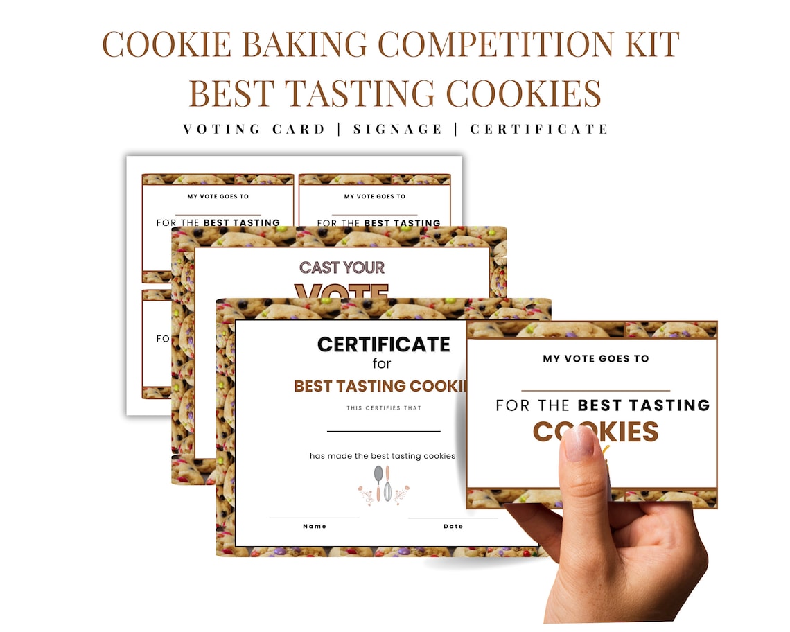 Cookie Competition - Baking Competition - Best Tasting Cookies - Bake ...