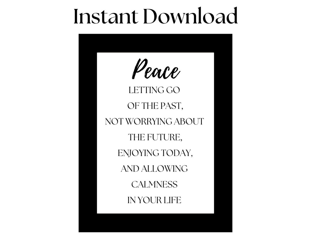 Peace Quote - Workplace Inspiration - Positive Energy - Inspire ...