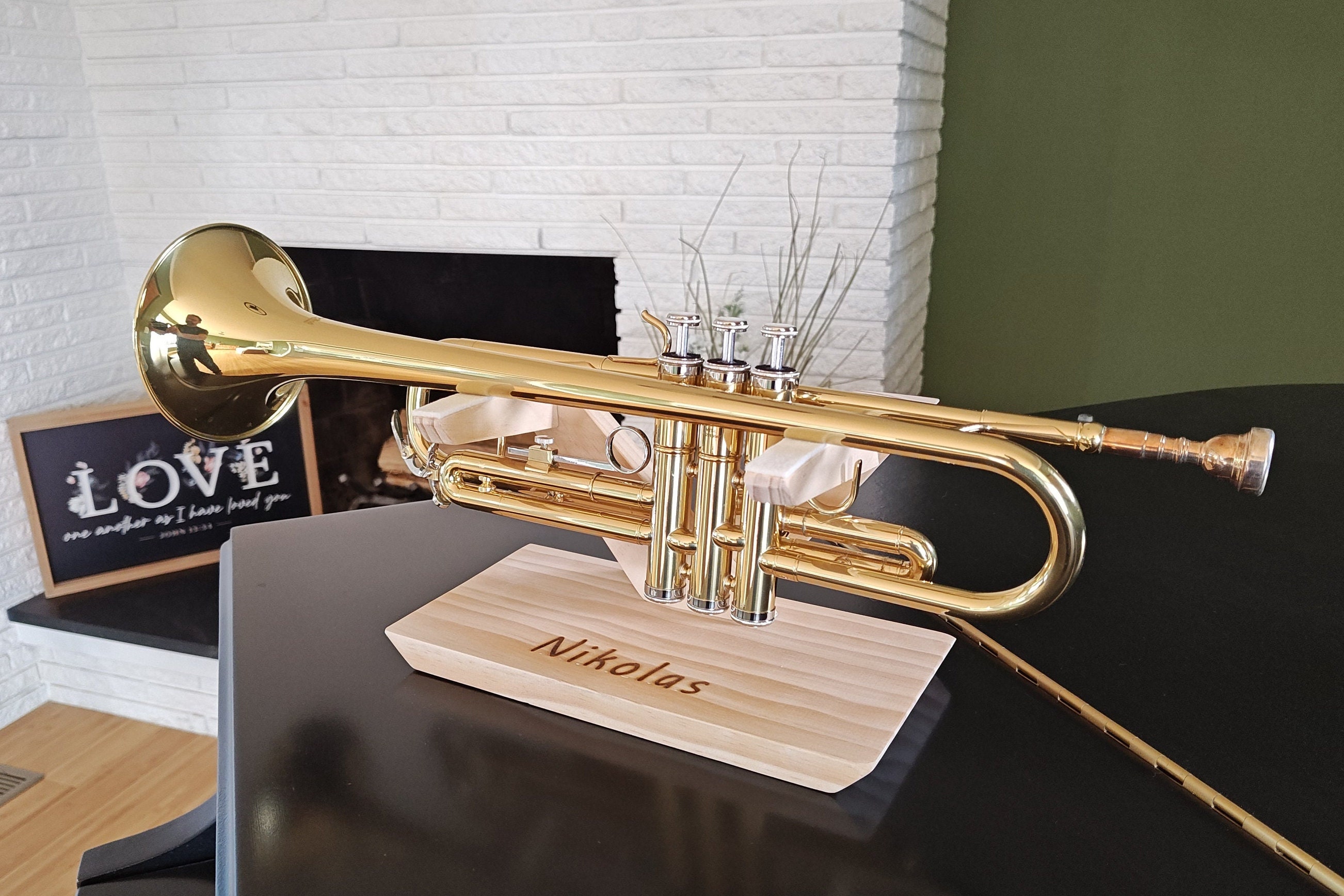 Trumpet Stand Horizontal Display - Etsy
