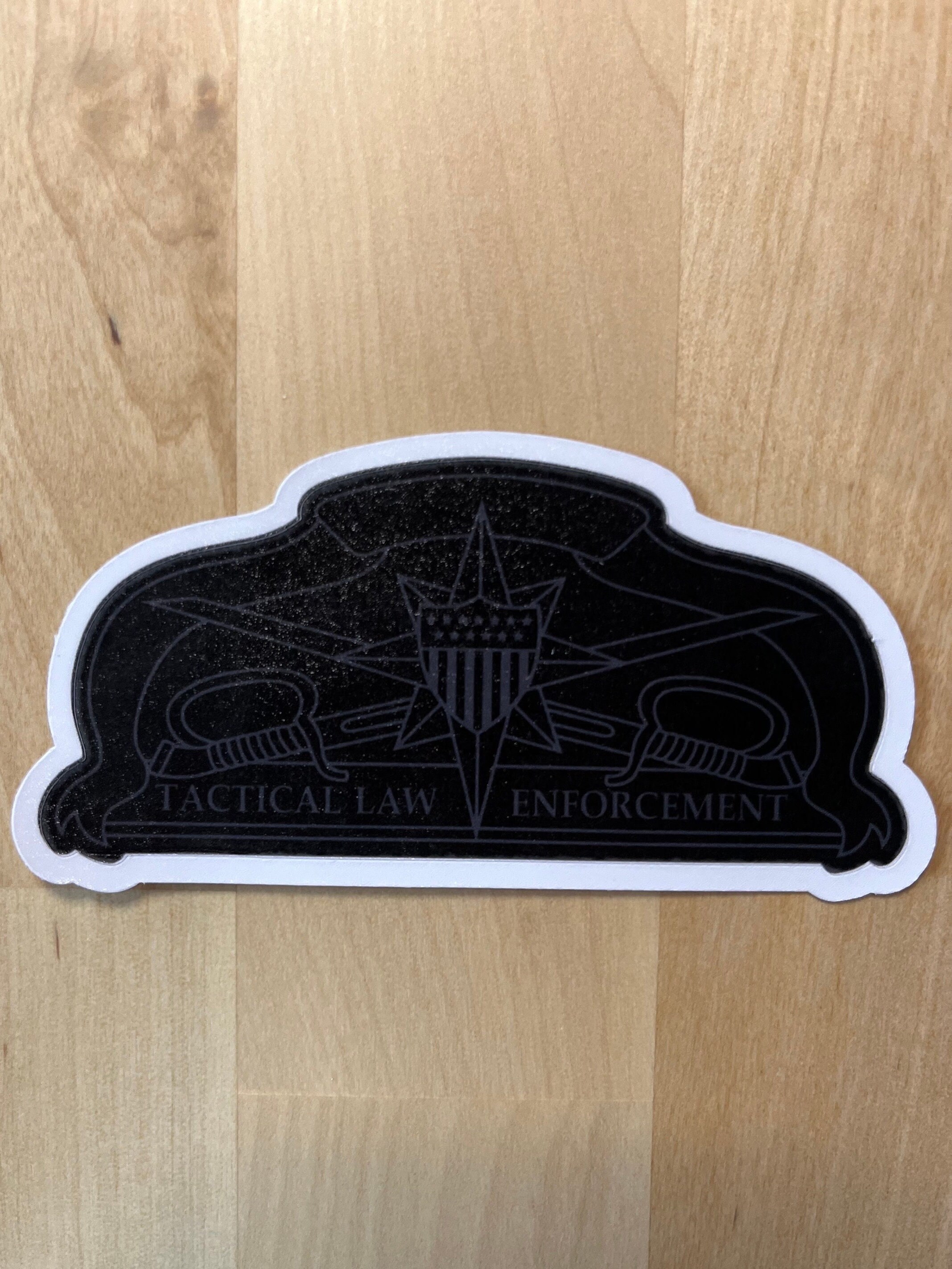 US Coast Guard tactical Law Enforcement Insignia Sticker, USCG Sticker ...