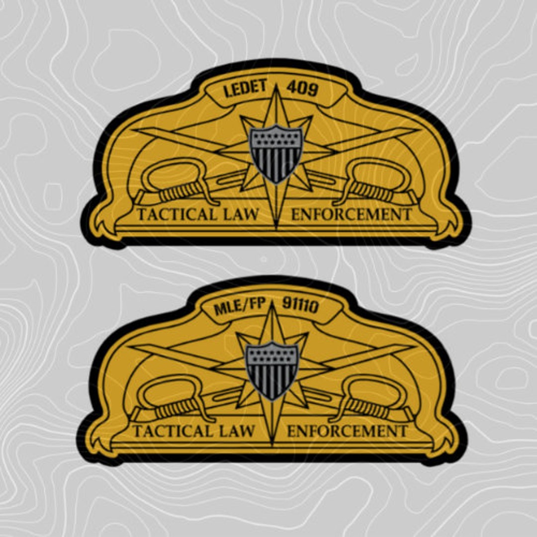 US Coast Guard Personalized tactical Law Enforcement Insignia Sticker ...
