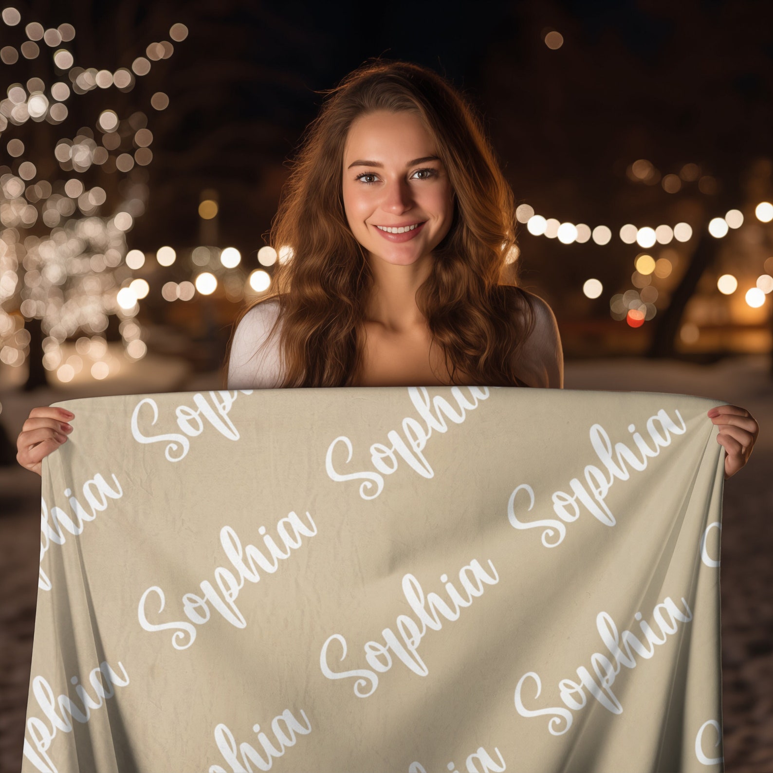 Personalized Blanket, Name Customized Blanket, Custom Name Gift, Baby ...