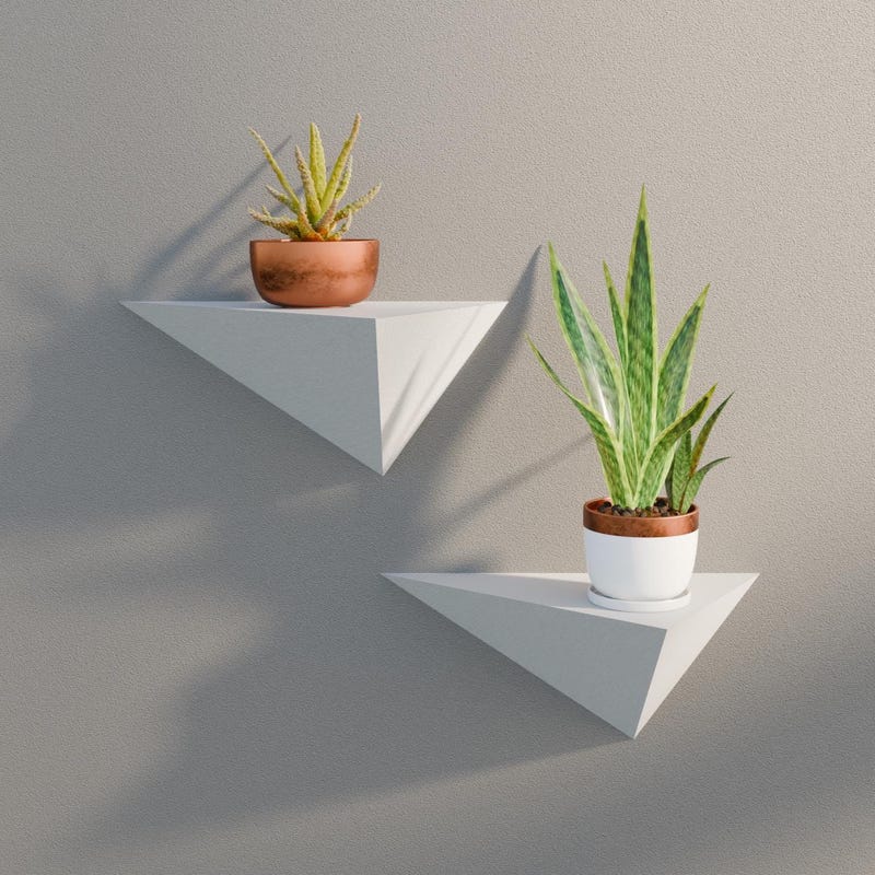 Triangle Wall Shelf - Etsy