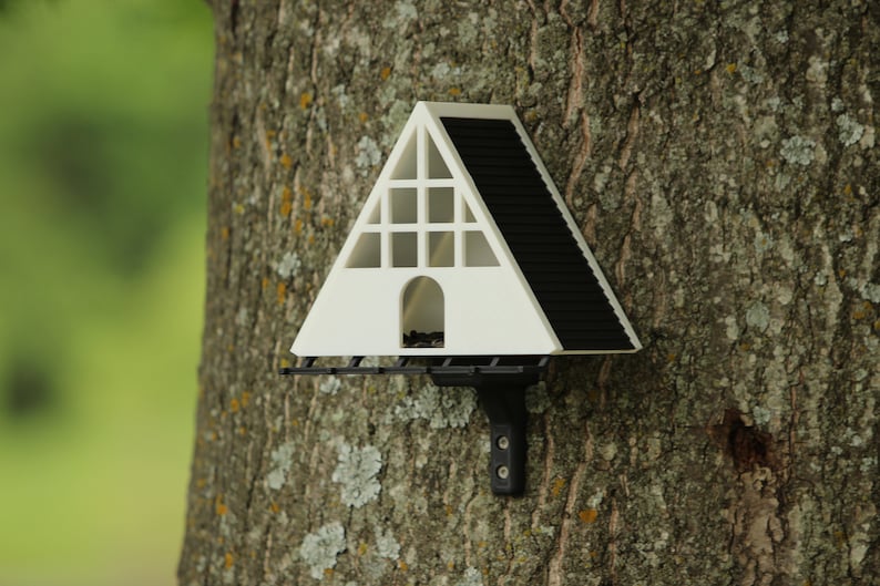 Modern Birdhouse Minimalist Design for Bird Watcher A Frame Birdhouse ...