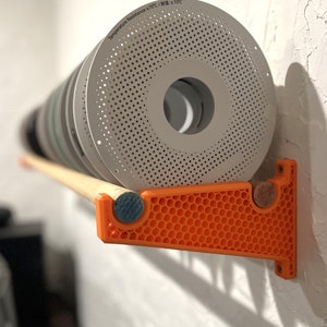 Spool Storage Rack for 3D Printing Filament Wall Mounted Filament Shelf ...