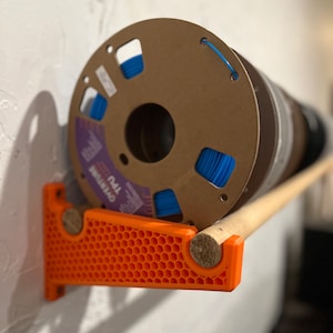 Spool Storage Rack for 3D Printing Filament Wall Mounted Filament Shelf ...