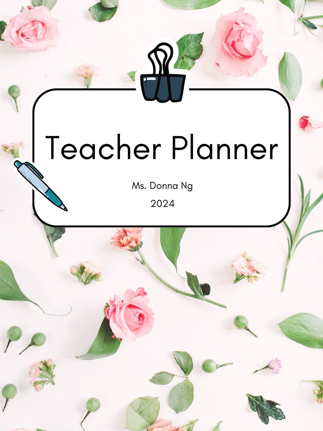 Teacher Daily Planner, Notion Canva Template - Etsy