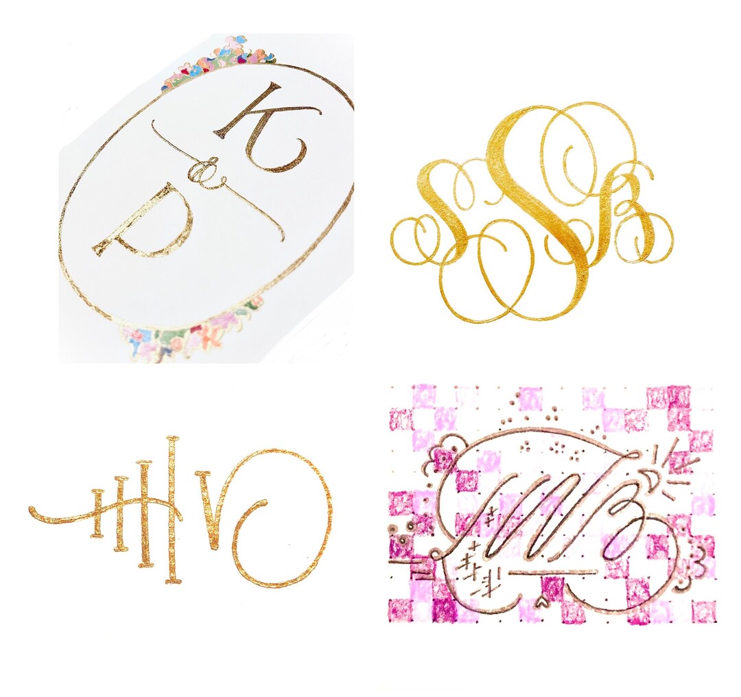 Custom Monogram Art - Etsy