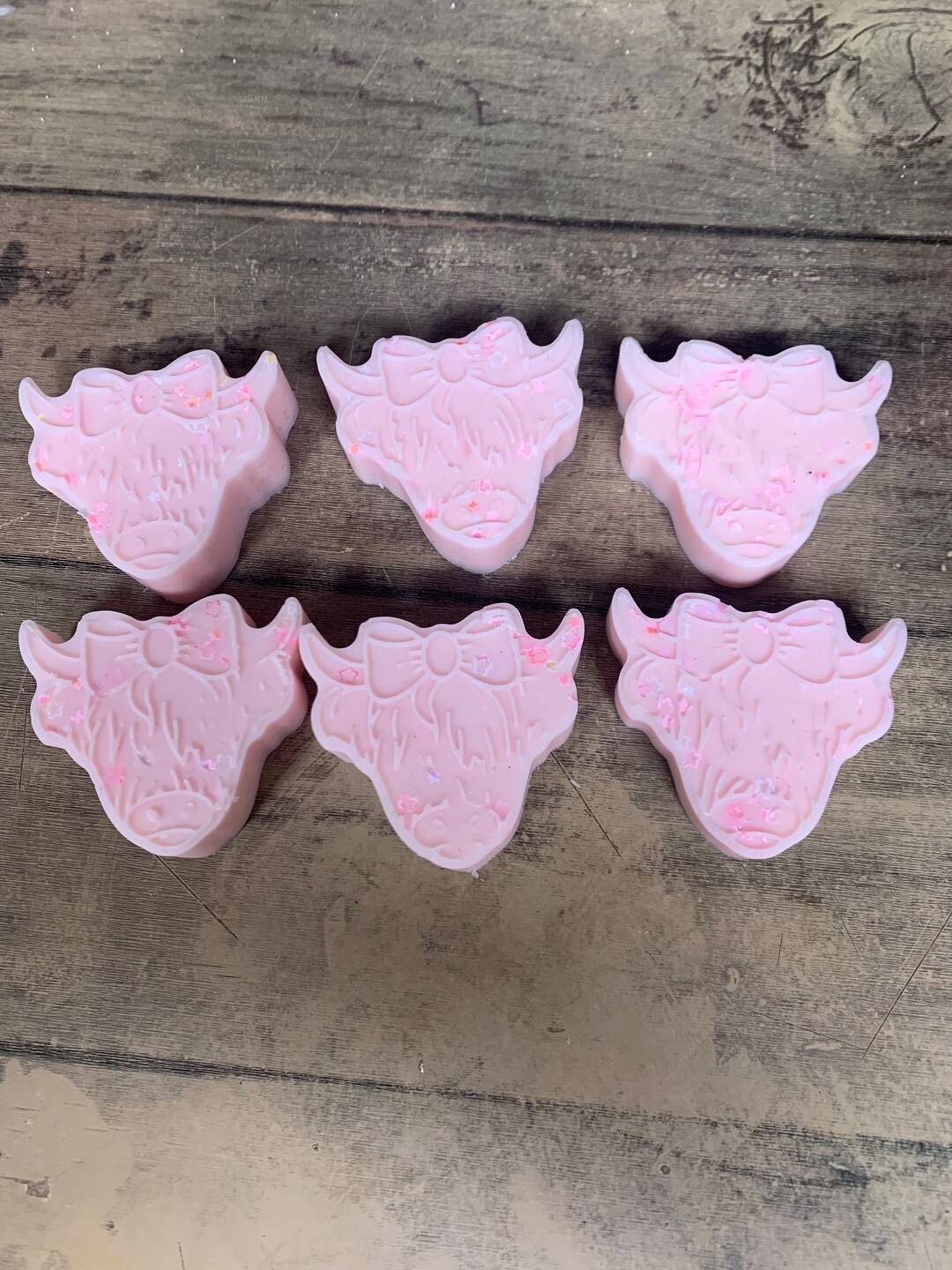 Highland Cow Shaped Wax Tarts Scent is Pink Apple Punch Bath & Body ...