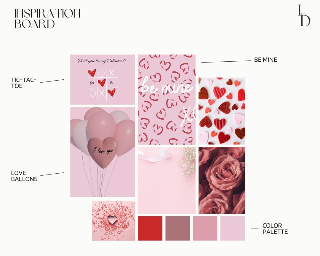 Valentine's Day Digital Cards Elegant & Cute - Etsy