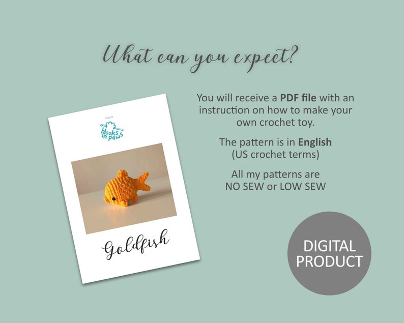 Hamster Crochet Pattern, Little Crochet Pets, Keychain, Decoration ...