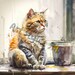 Watercolor Crazy Cats Clip Art – 20 PNG Designs (digital Download) - Etsy