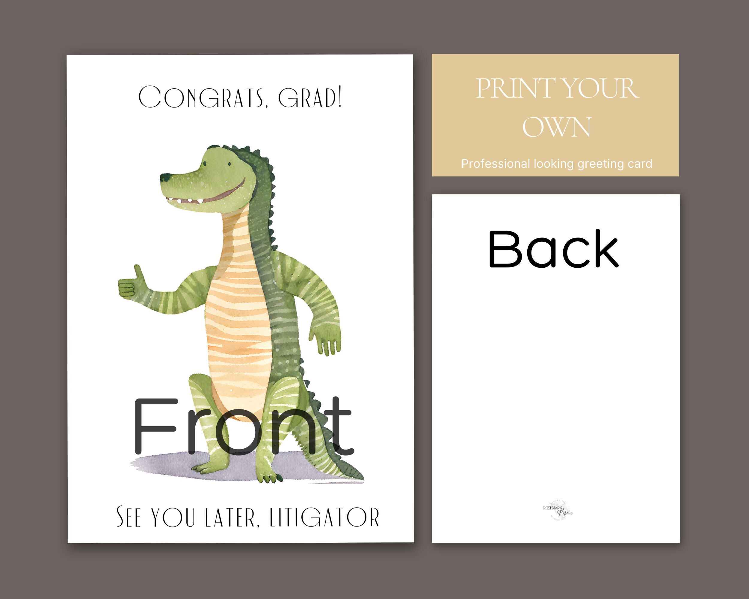 Law School Graduation Card Digital Download Instant Download Graduation ...